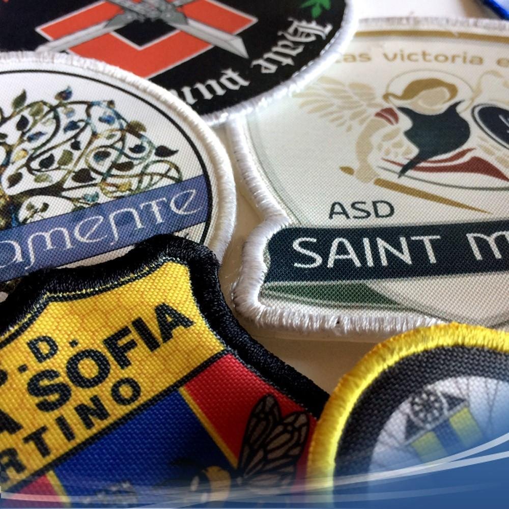 Patch e Toppe STAMPATE a sublimazione su tessuto con termoadesivo o ...